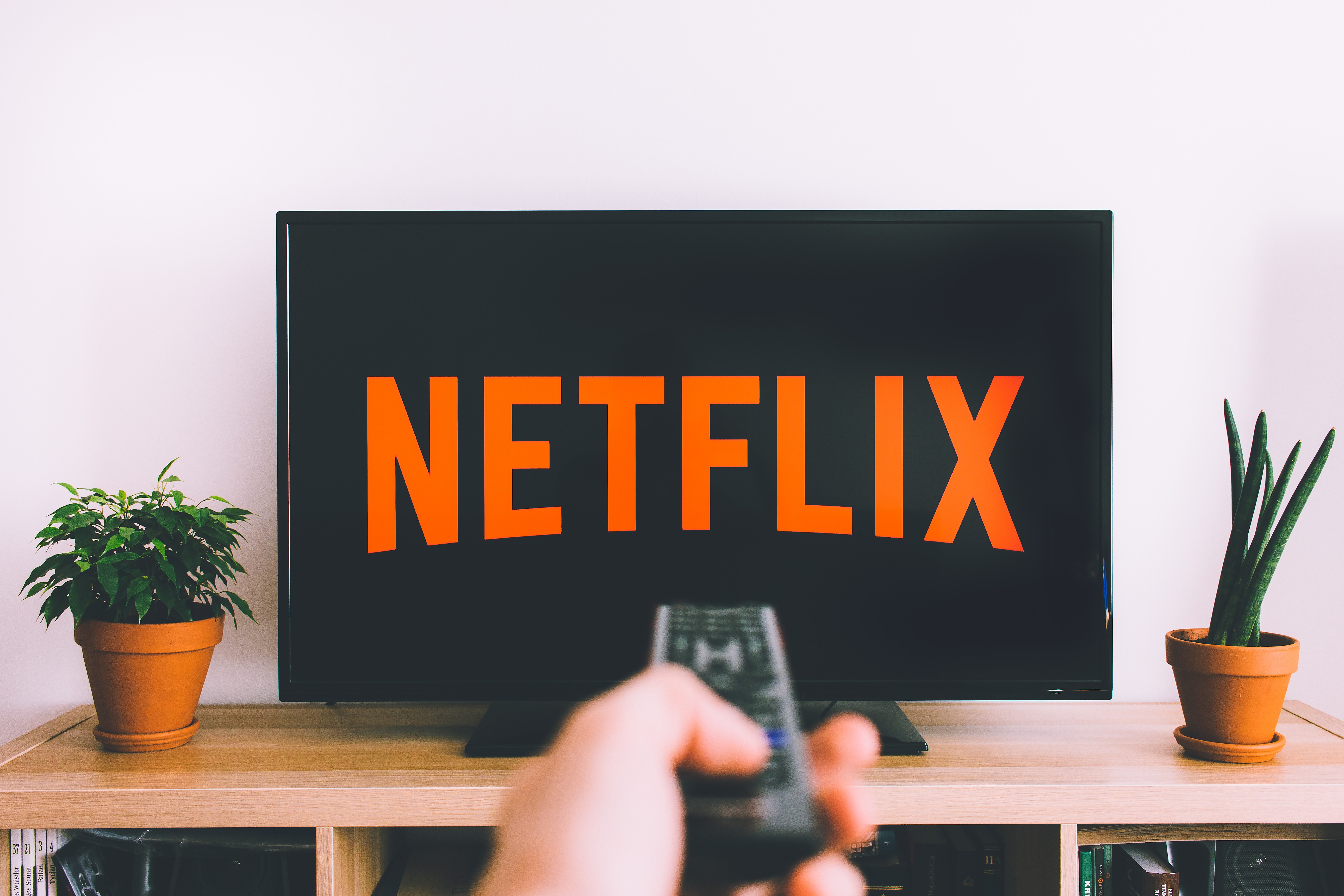 Watching Netflix on TV 2 - freestocks.org - Free stock photo